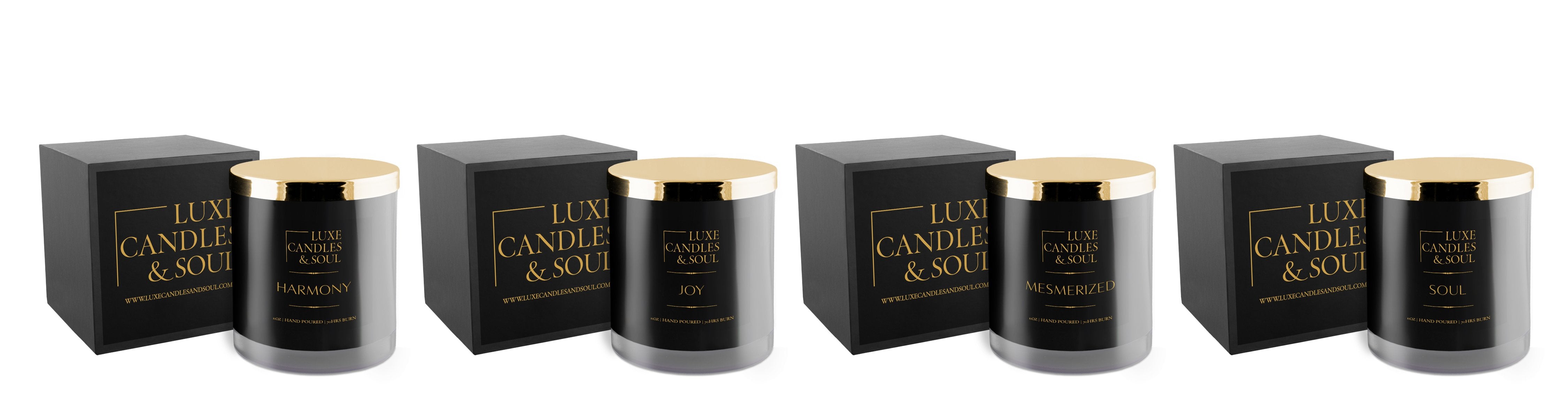 Luxe Candles & Soul Signature Collection- Luxury Quality Scented Hand ...